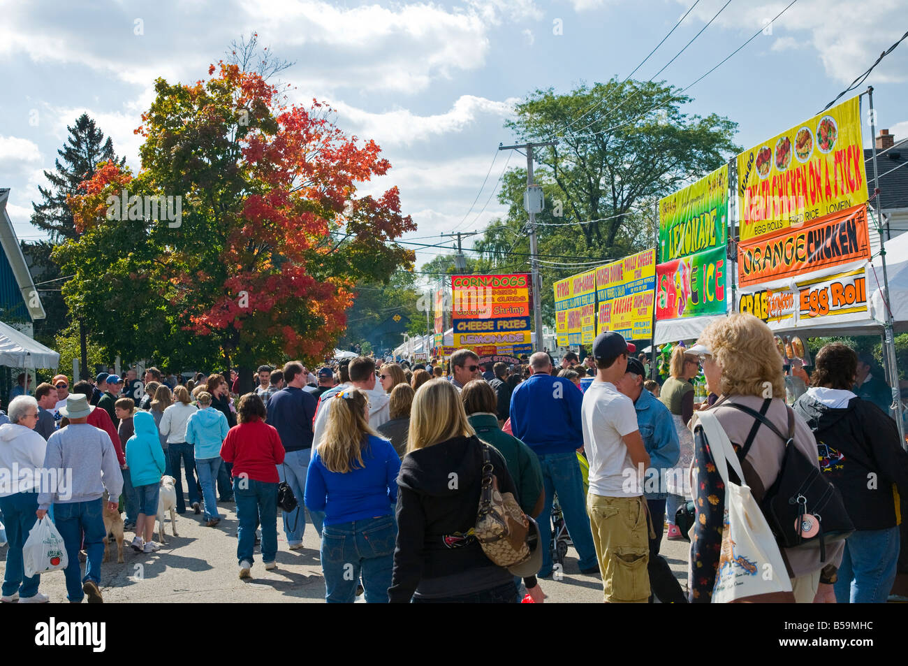 Street Festival Crowd Stock Photo - Alamy