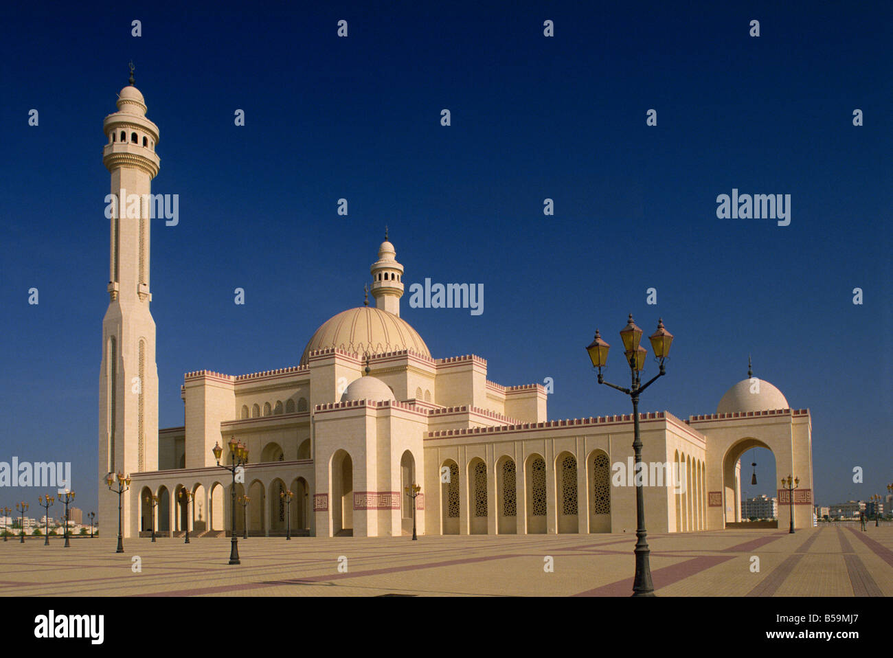 The Grand Mosque, Bahrain, Middle East Stock Photo - Alamy