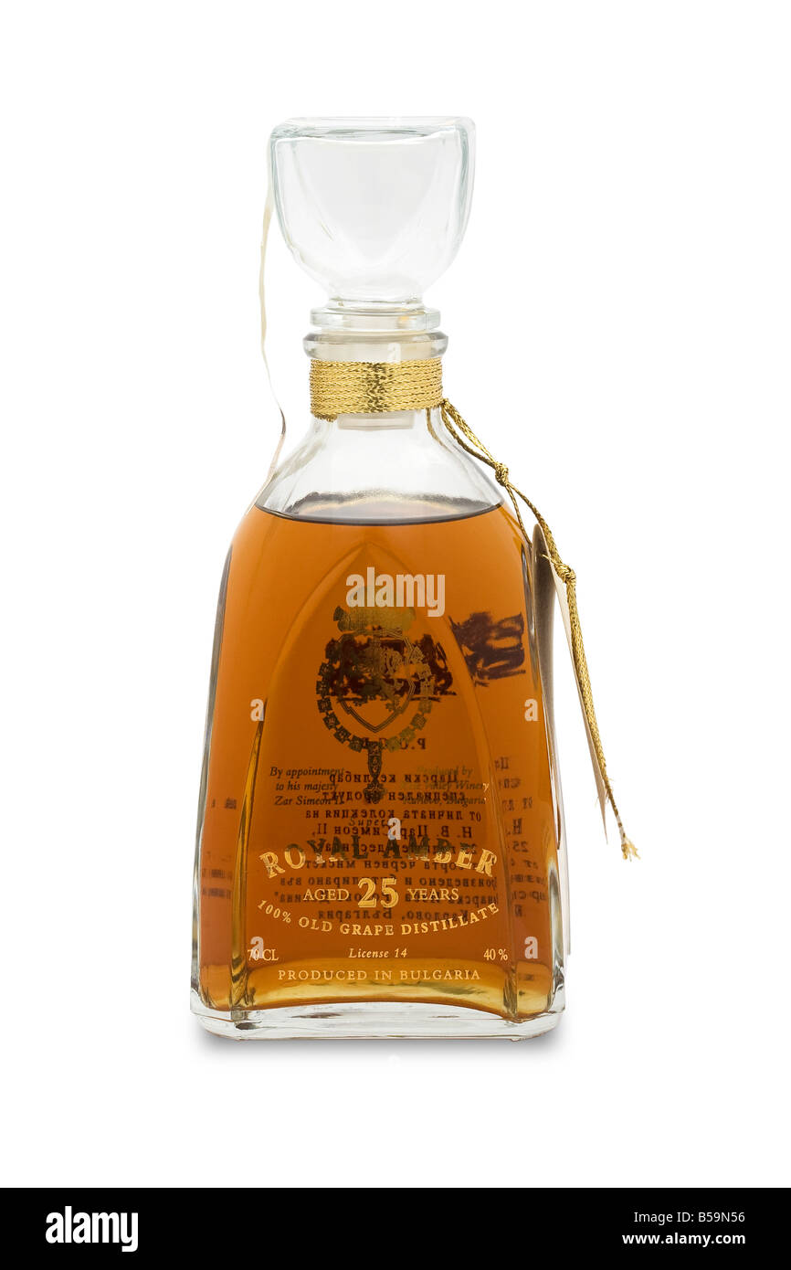 royal amber whisky aged 25 years old bulgaria rose valley winery old ...