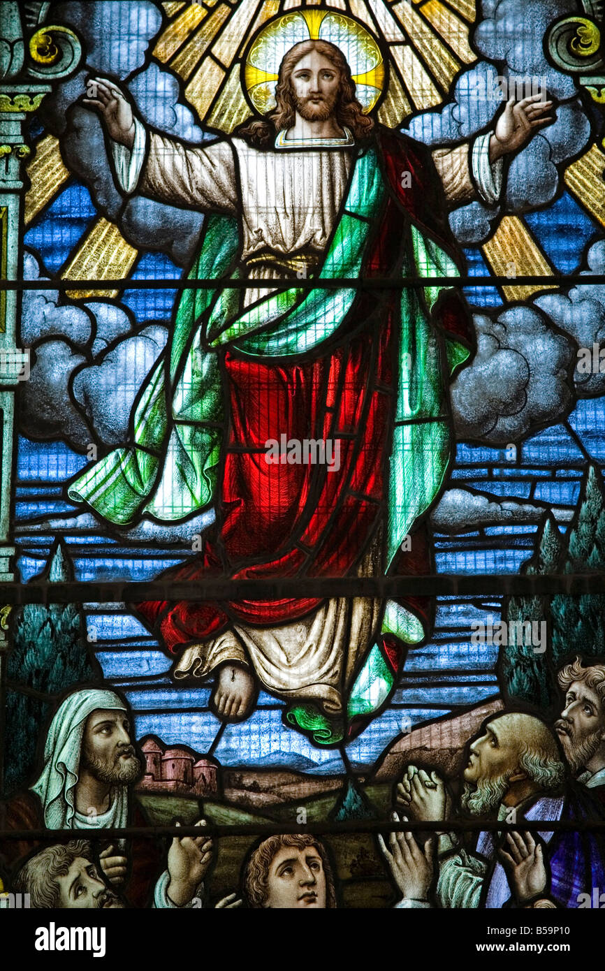 Stained glass window, St. James Anglican Church, Holetown, Barbados ...