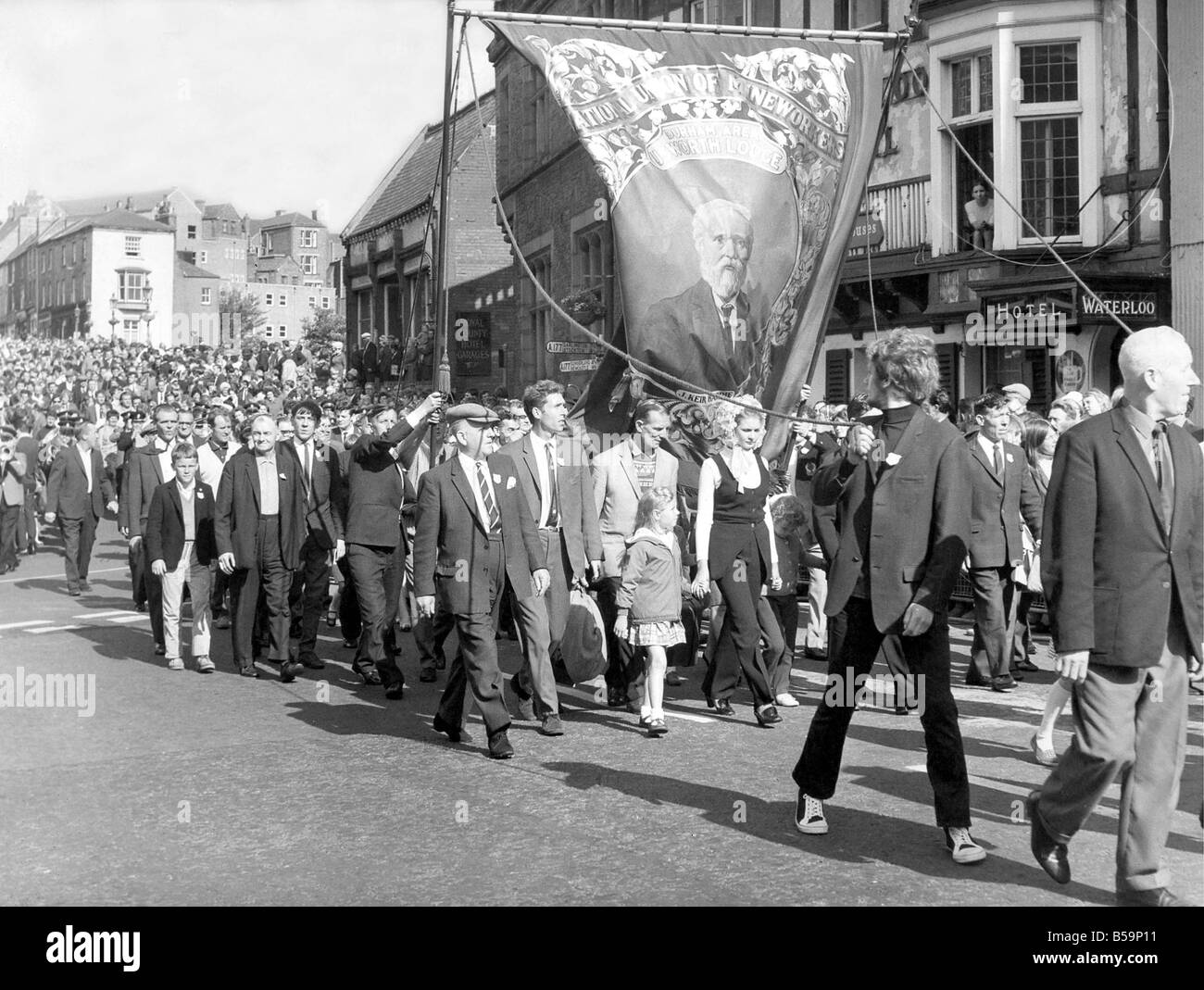 Durham miners gala history hi-res stock photography and images - Alamy