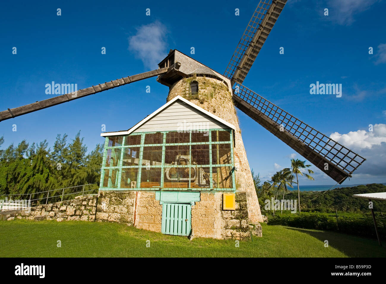 Morgan Lewis Sugar Mill, Scotland District, Barbados, West Indies ...