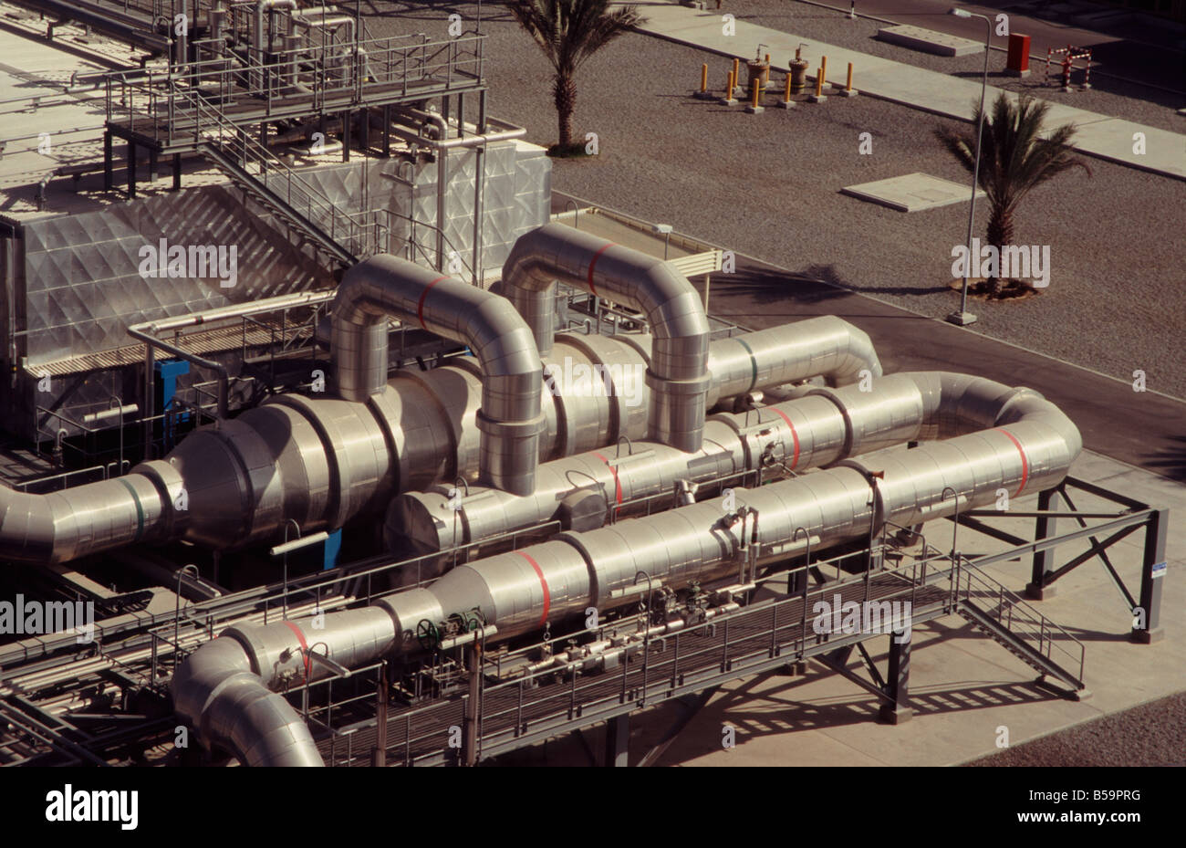 Barka Desalination plant industry near muscat oman middle east Stock ...