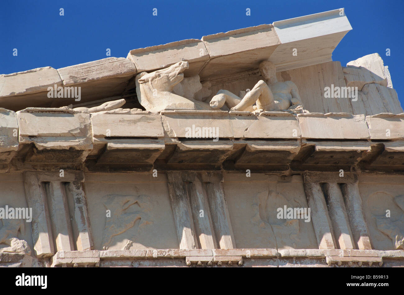 Parthenon horse hi-res stock photography and images - Alamy