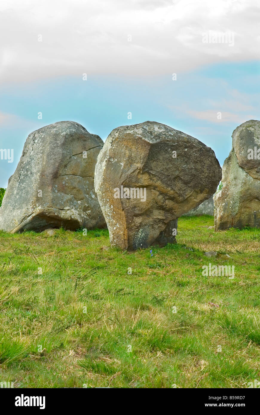 Megaliths in France Stock Photo - Alamy