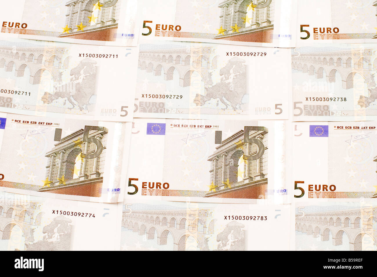 object on white European bank paper Stock Photo - Alamy