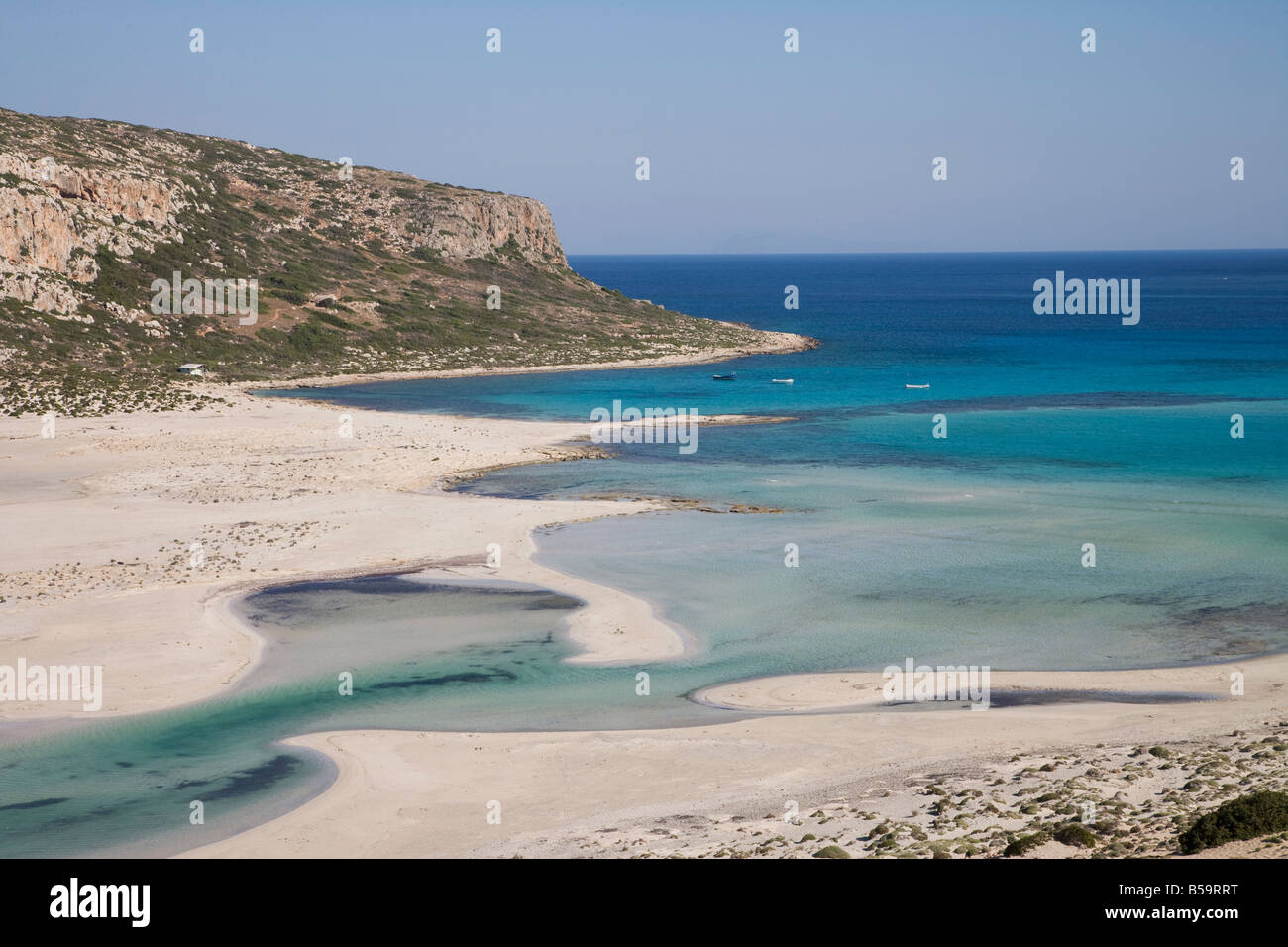Balos, Gramvoussa Peninsula, Crete, Greek Islands, Greece, Europe Stock ...