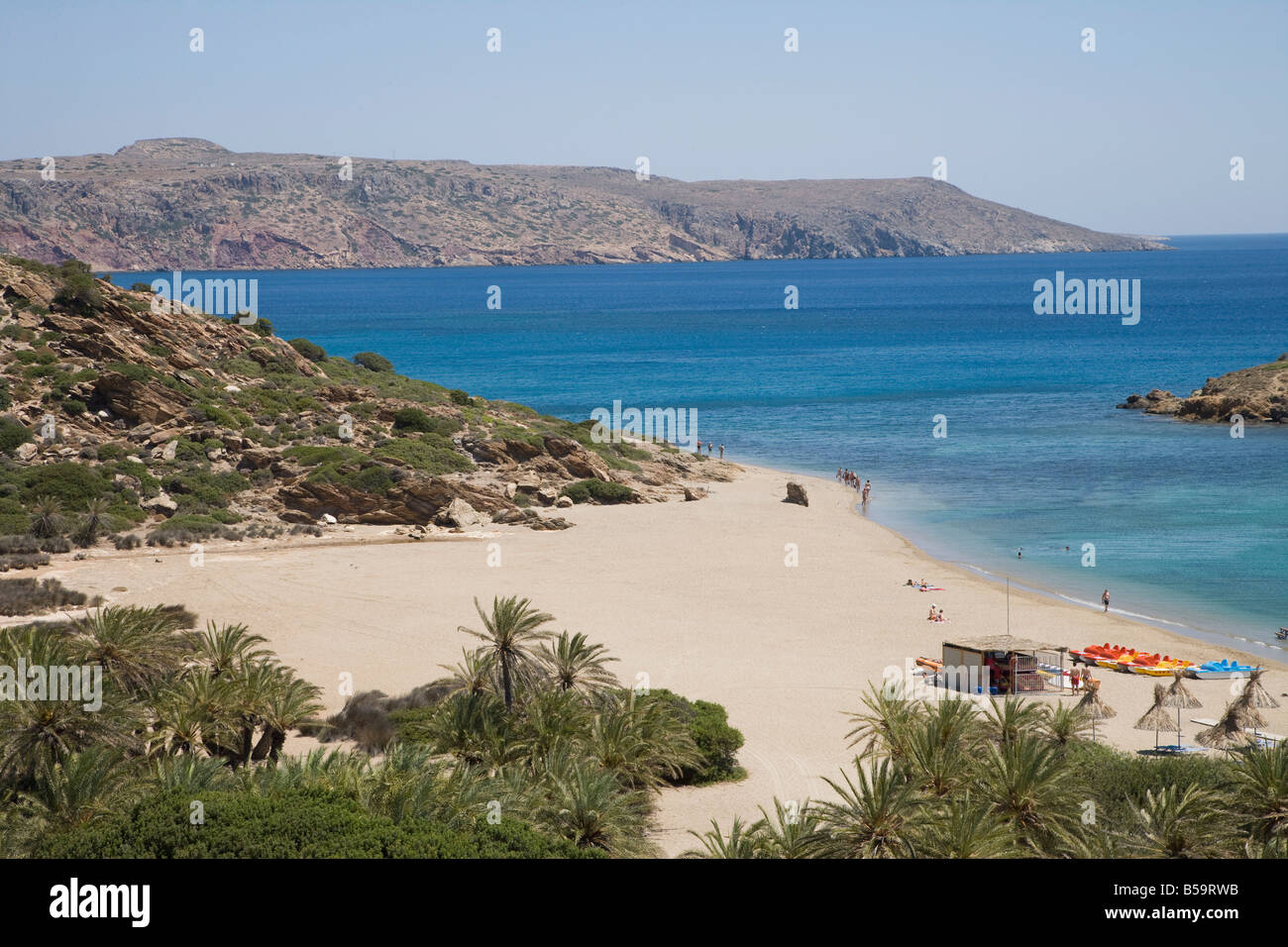 Vai, Crete, Greek Islands, Greece, Europe Stock Photo - Alamy