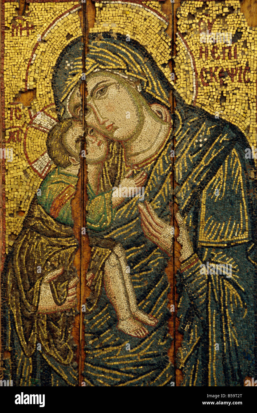 Virgin Mary Byzantine Art High Resolution Stock Photography and Images ...