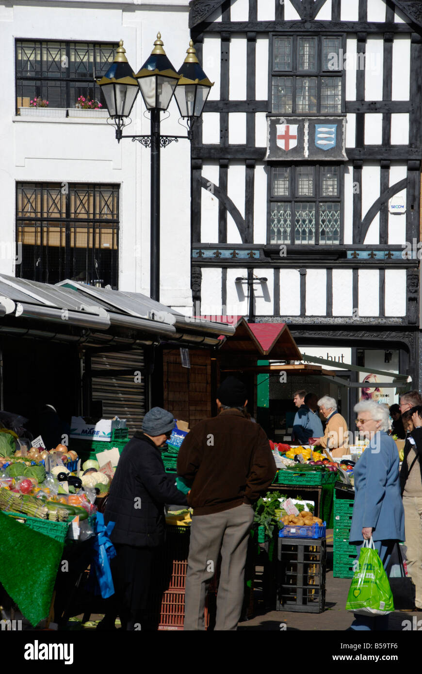 Kingston Market in Market Place Kingston upon Thames Surrey England ...