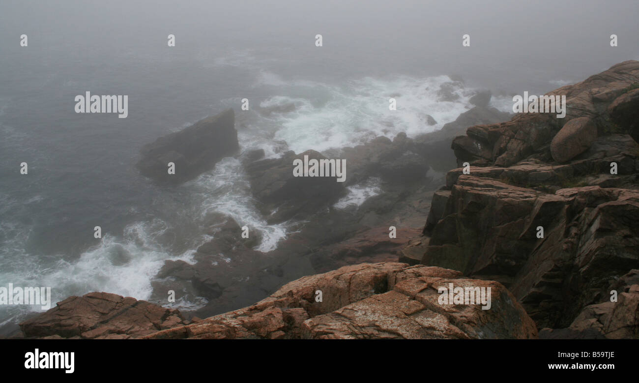 Granite Coast of Acadia National Park Stock Photo - Alamy
