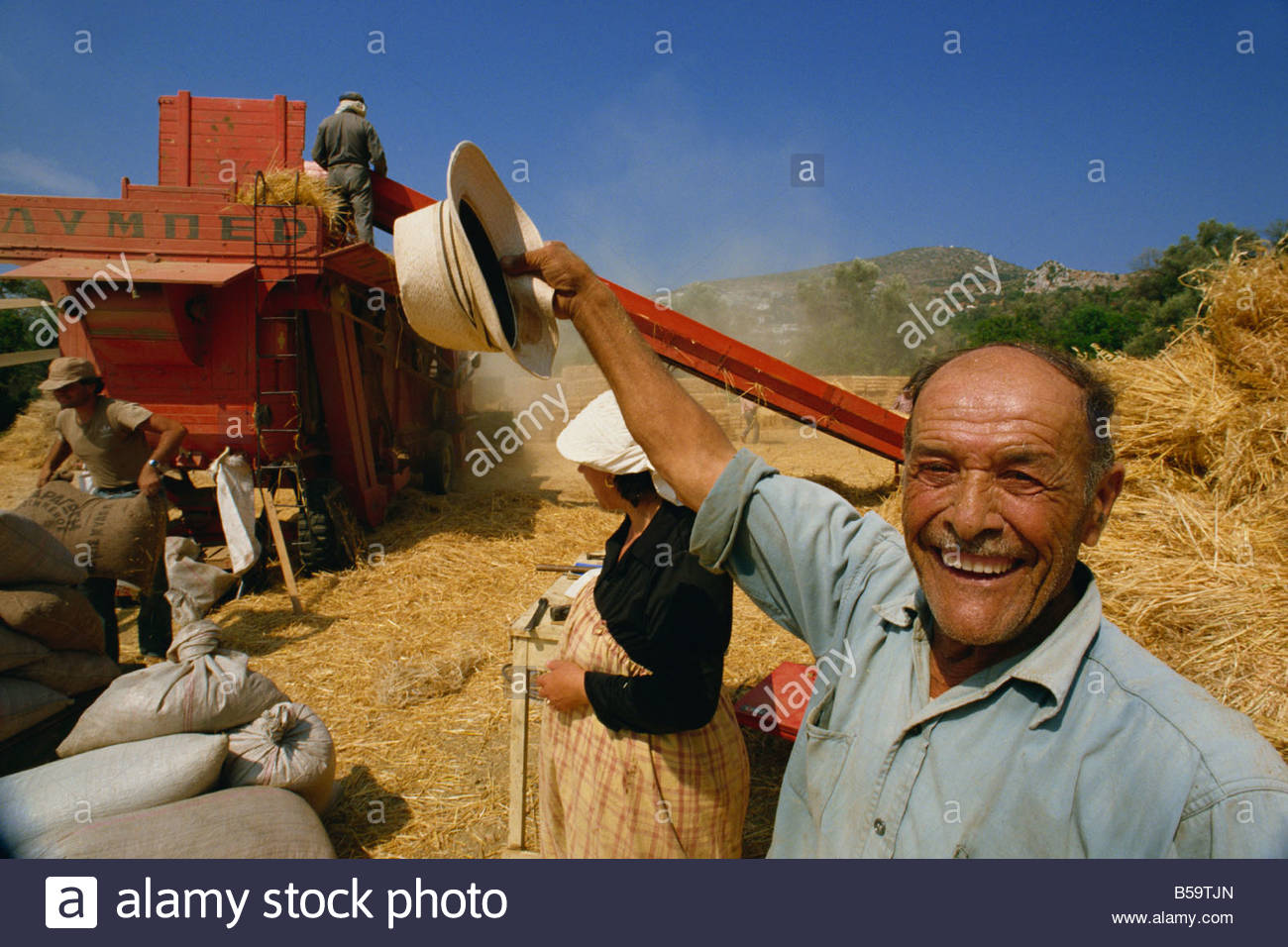 Farmer Waving Stock Photos & Farmer Waving Stock Images - Alamy