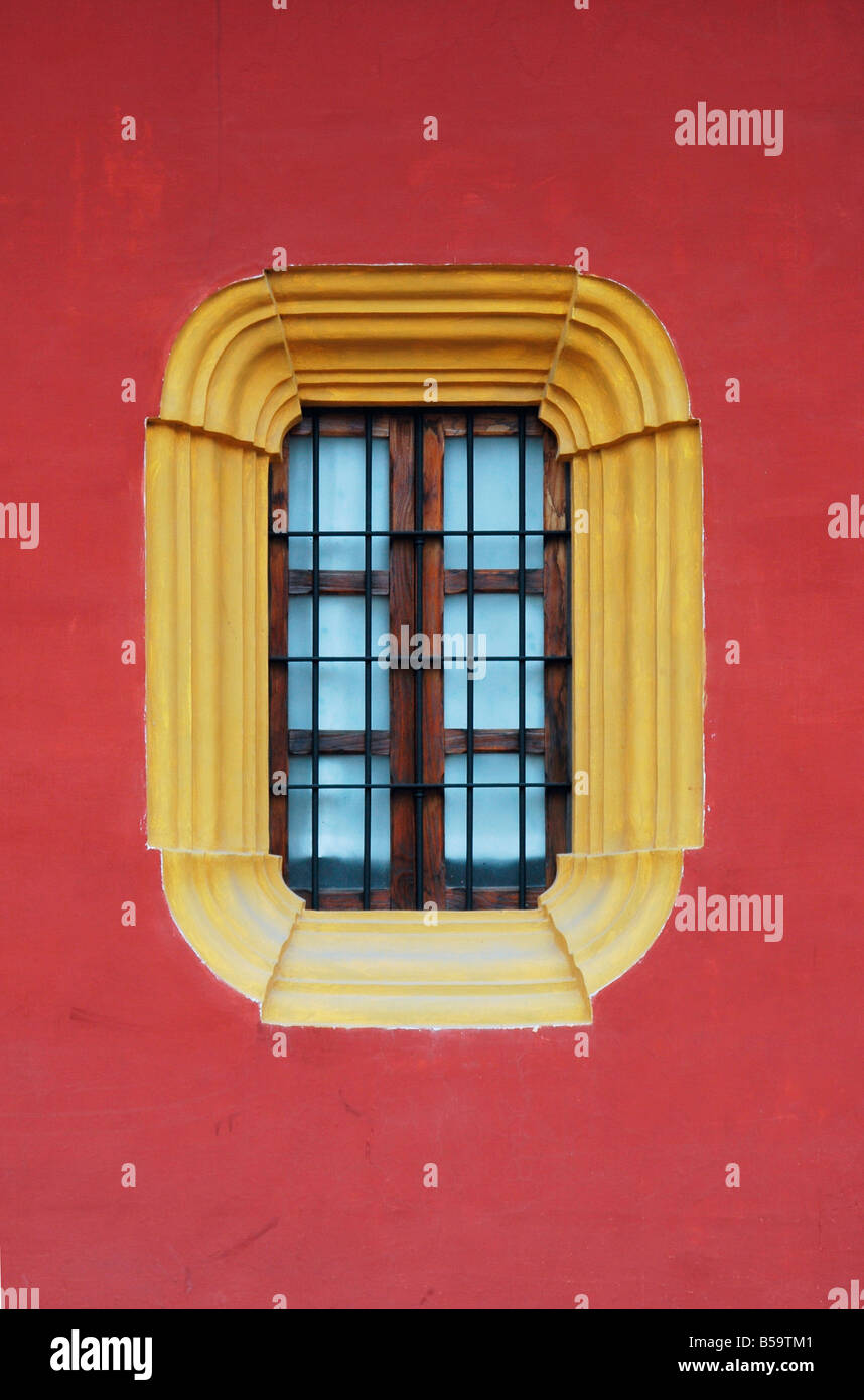 Colourful window in Antigua Guatemala Stock Photo - Alamy