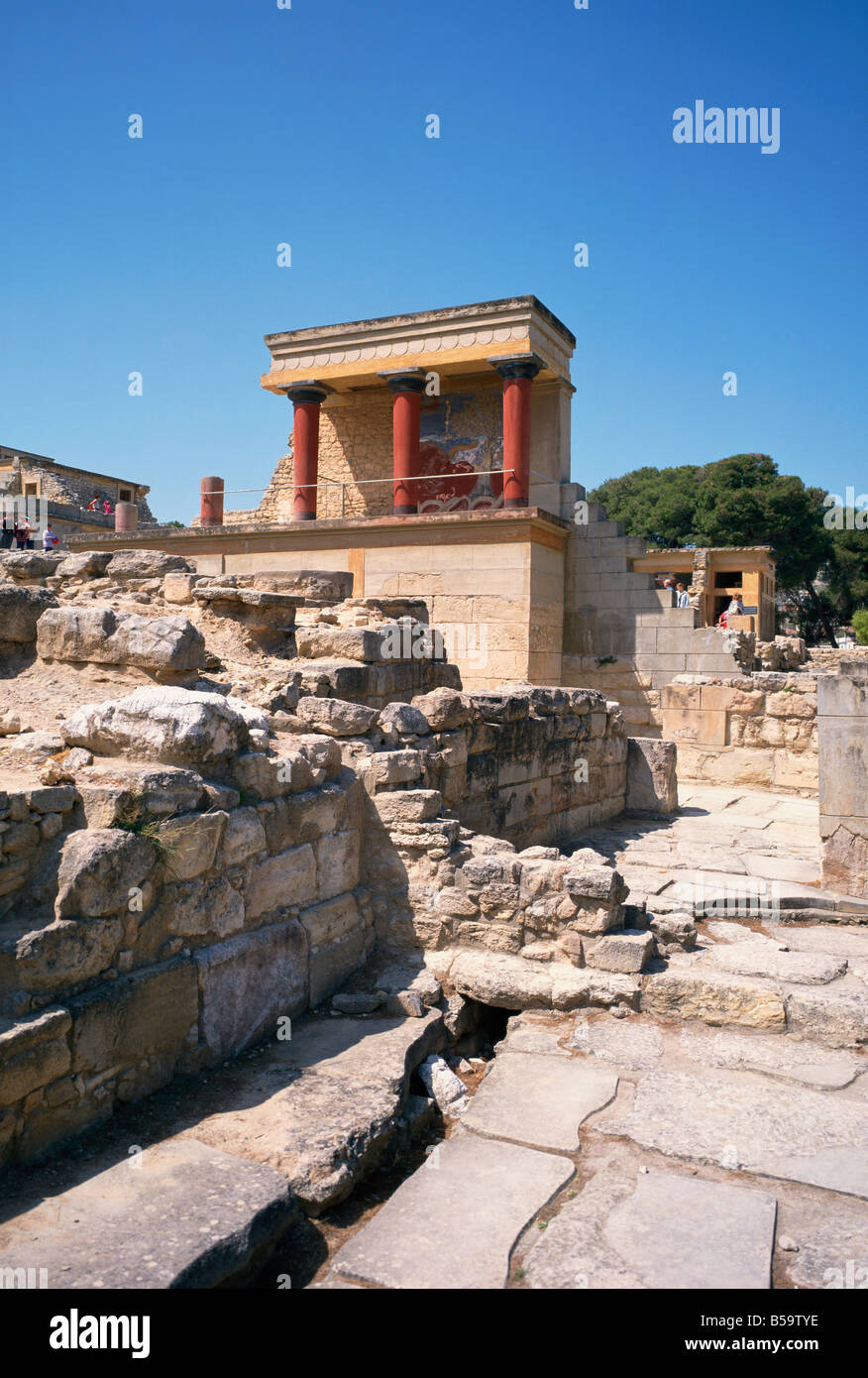 Knossos Crete Greece Europe Stock Photo - Alamy