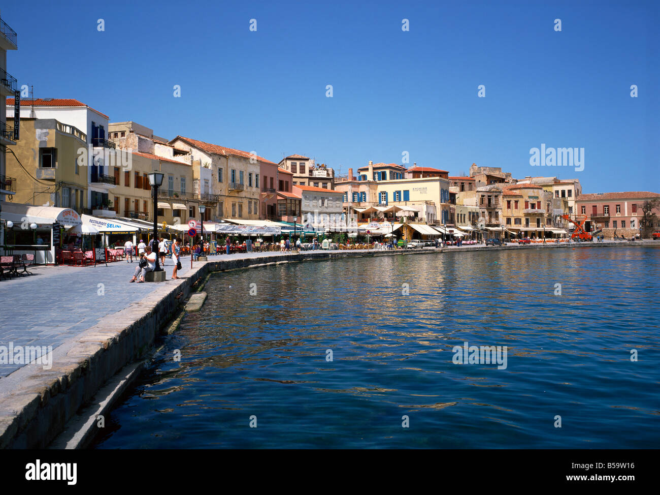 Chania Xania Crete Greece Europe Stock Photo - Alamy