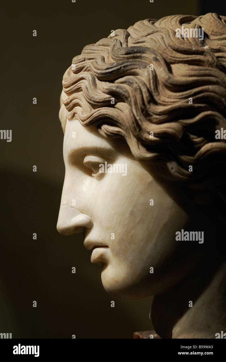 Rome. Italy. Capitoline Museums, Head of Amazon Stock Photo - Alamy