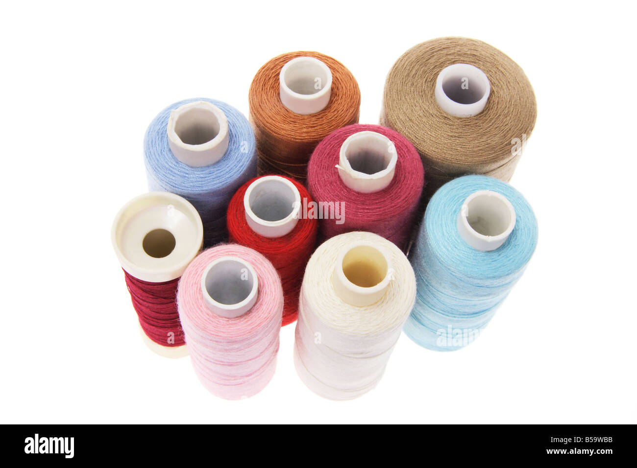 Spools of Thread Stock Photo - Alamy