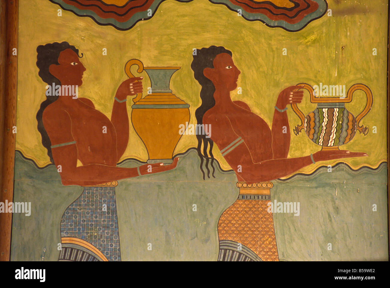 Fresco knossos hi-res stock photography and images - Alamy