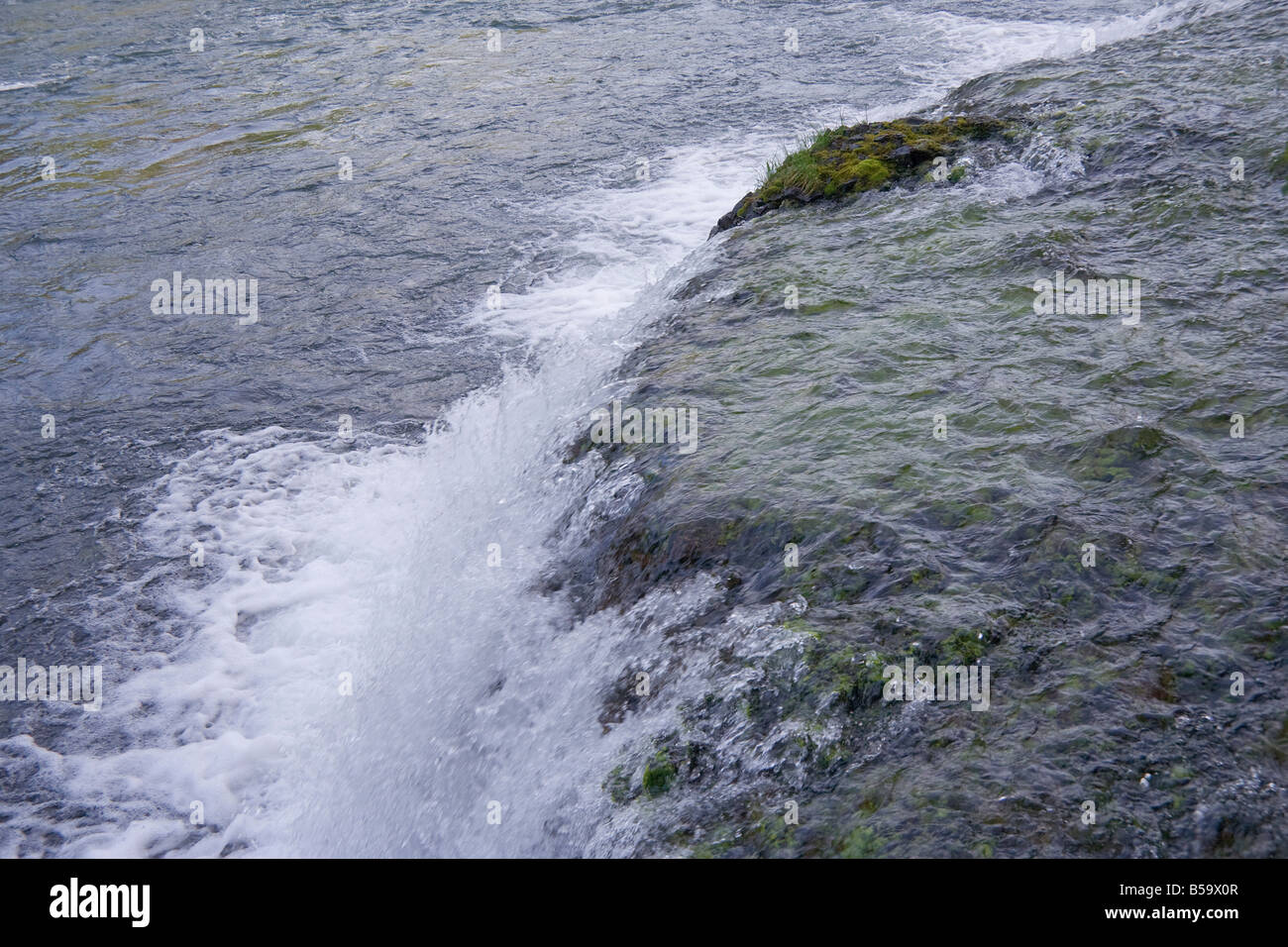 Waterfall on Clearwater River Wells Gray Provincial Park British ...