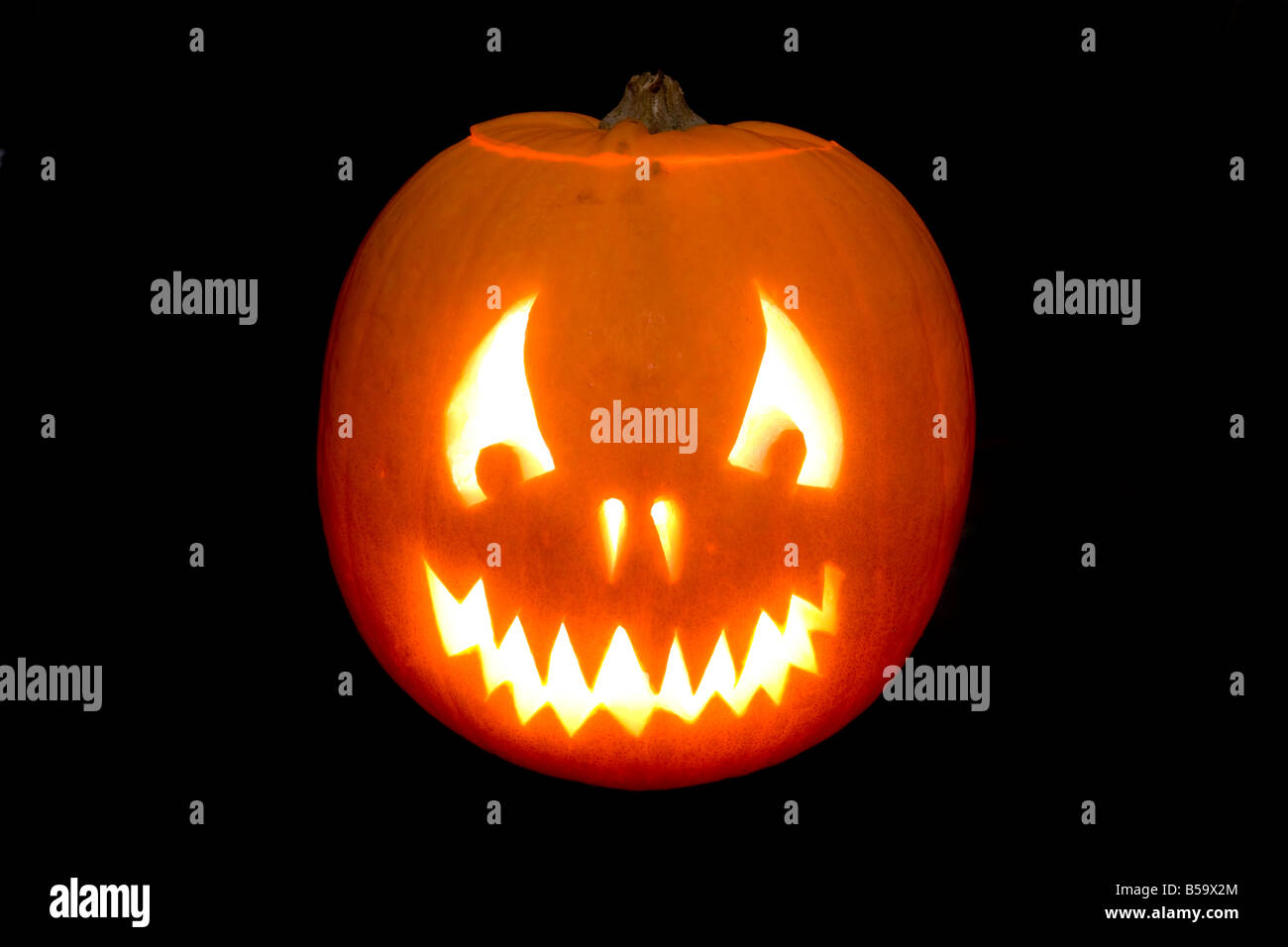 Pumpkin Halloween Jack O Lantern Stock Photo - Alamy