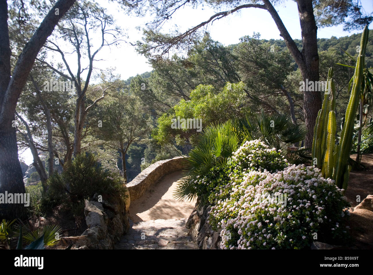 The Botanical Gardens of Cap Roig on the Cami de ronda costa brava ...