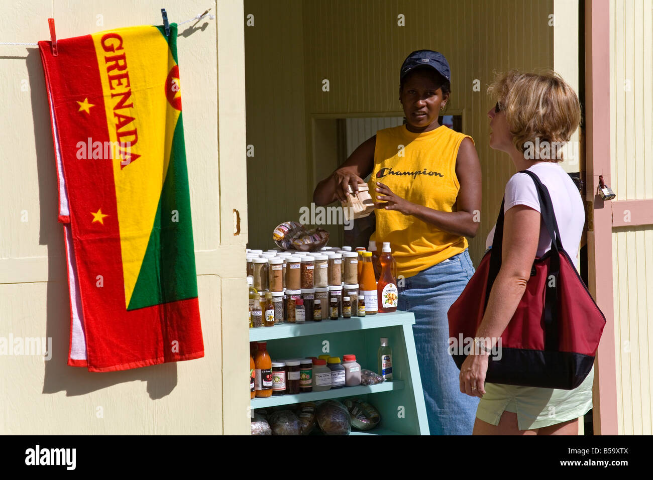 St georges grenada market hi-res stock photography and images - Alamy