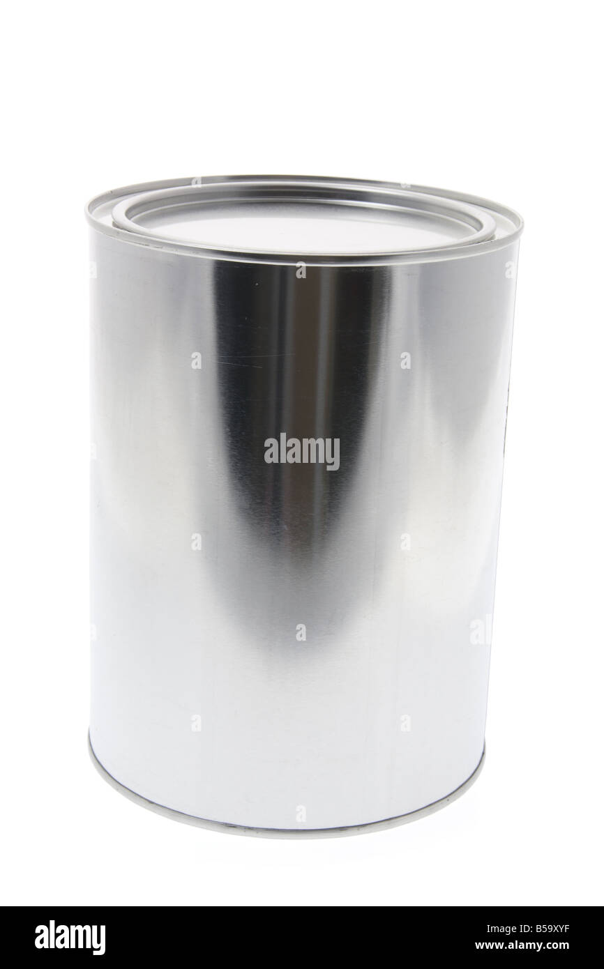 Metal Tin Container Stock Photo - Alamy