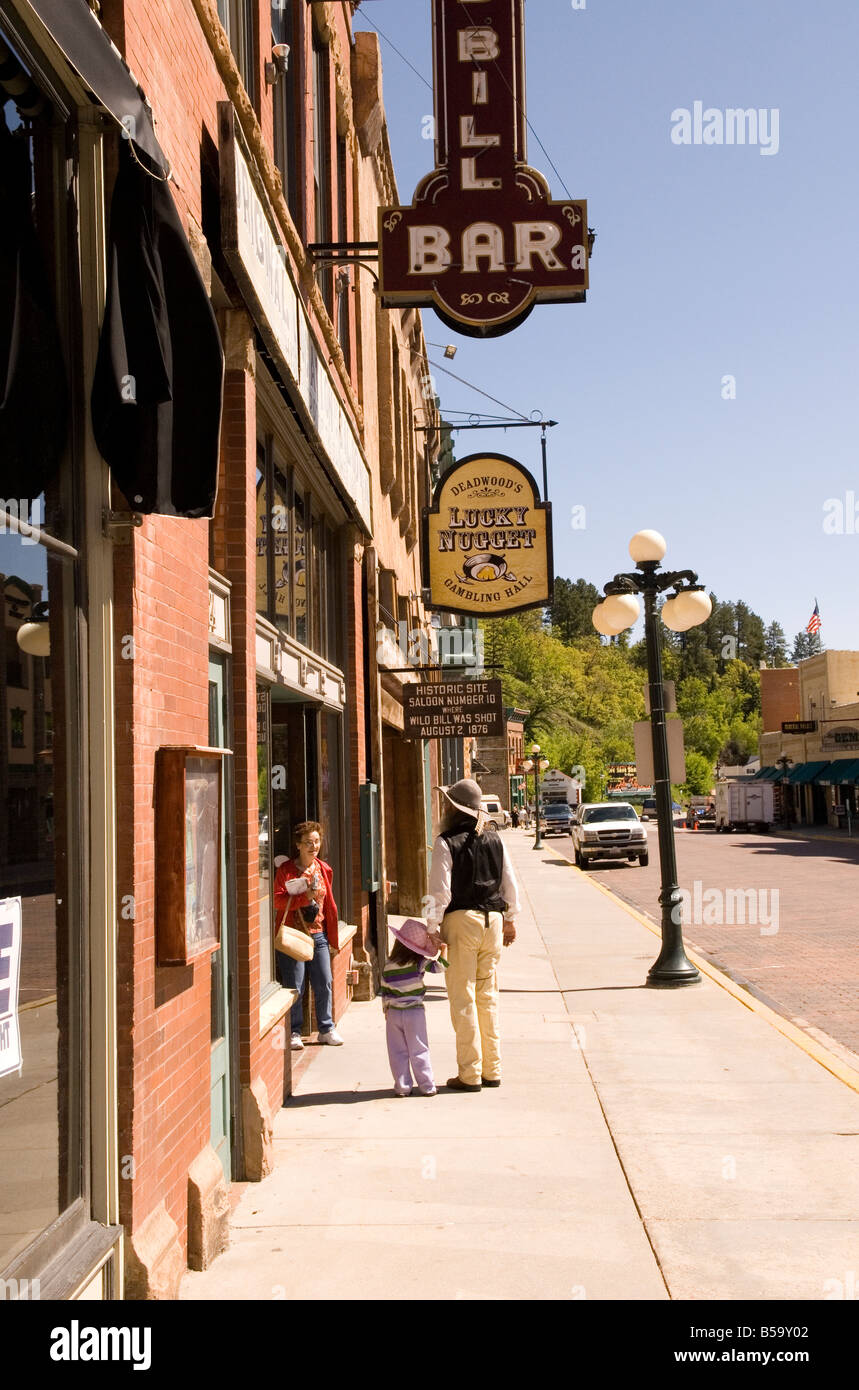 Wild Bill Bar Deadwood South Dakota USA Stock Photo - Alamy