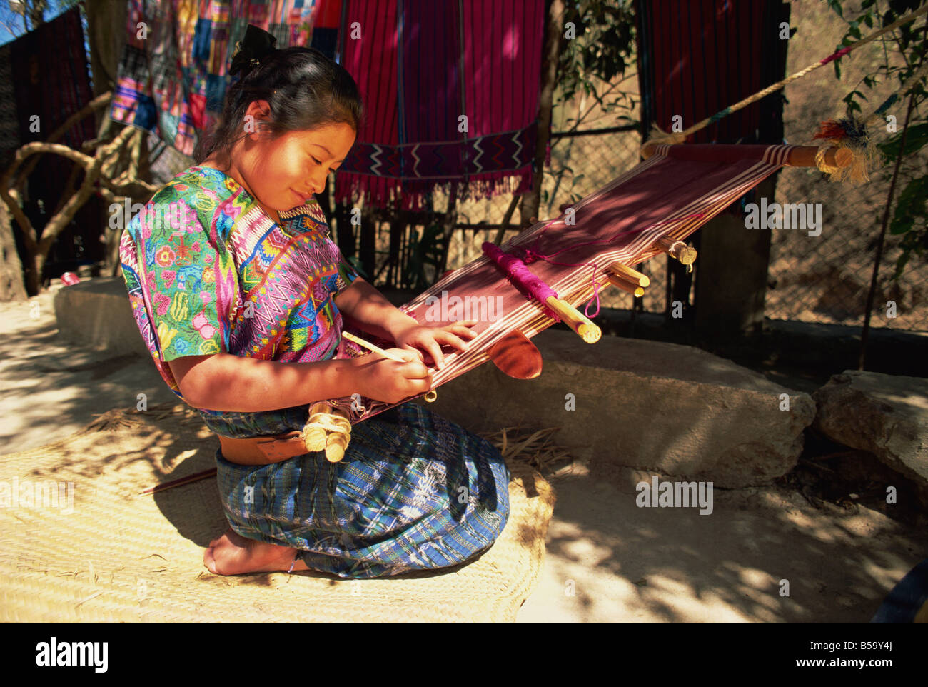 Weaving Girl High Resolution Stock Photography and Images - Alamy