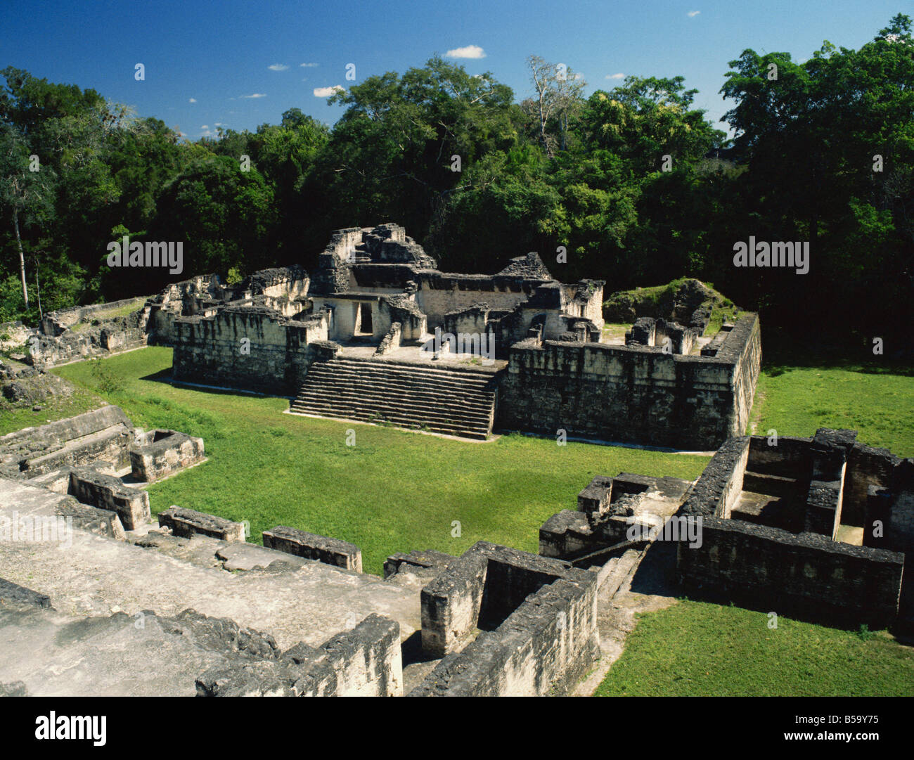 North Acropolis, Tikal, UNESCO World Heritage Site, Guatemala, Central ...