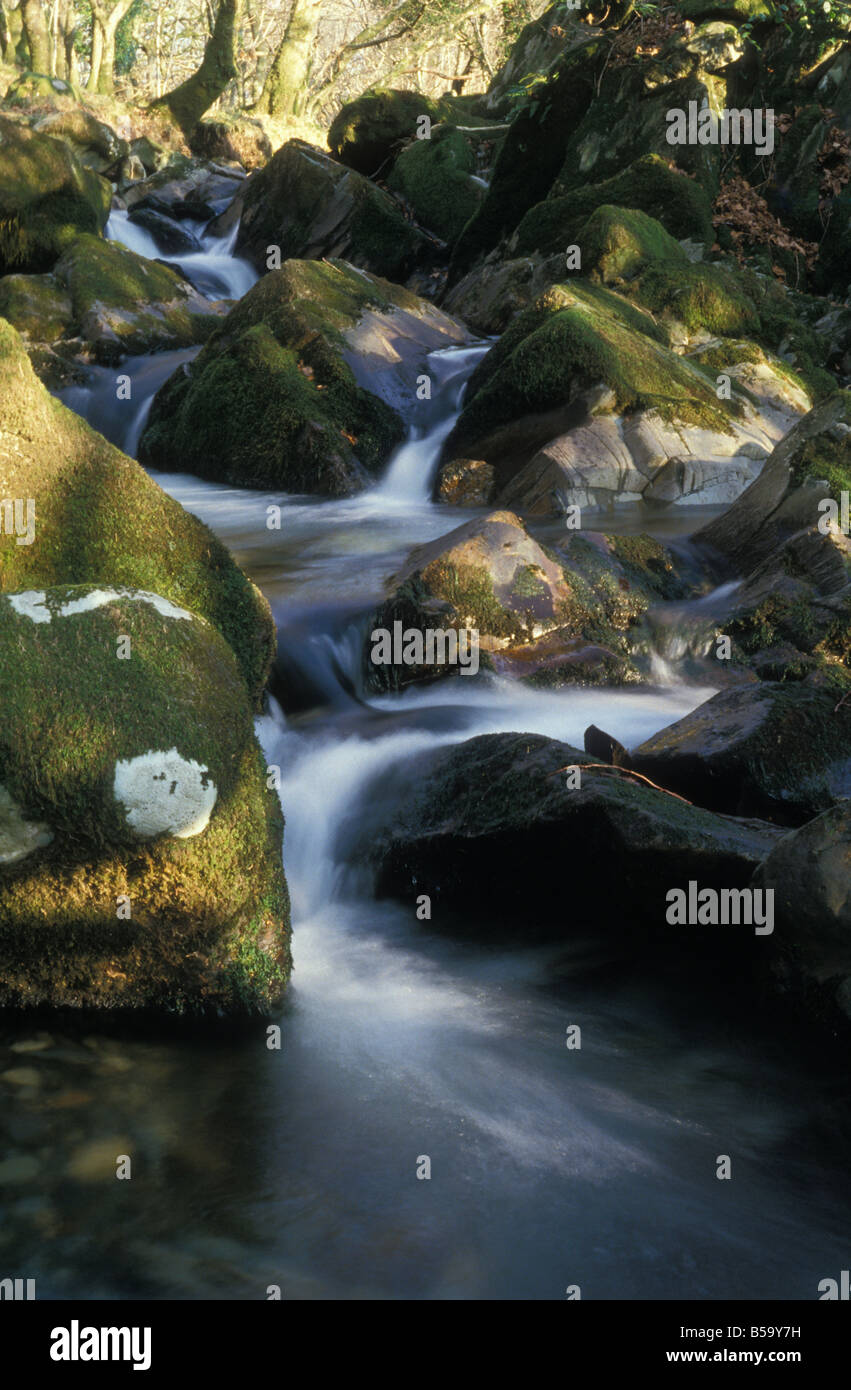 Rocks in stream, Croesor, North Wales, UK Stock Photo - Alamy