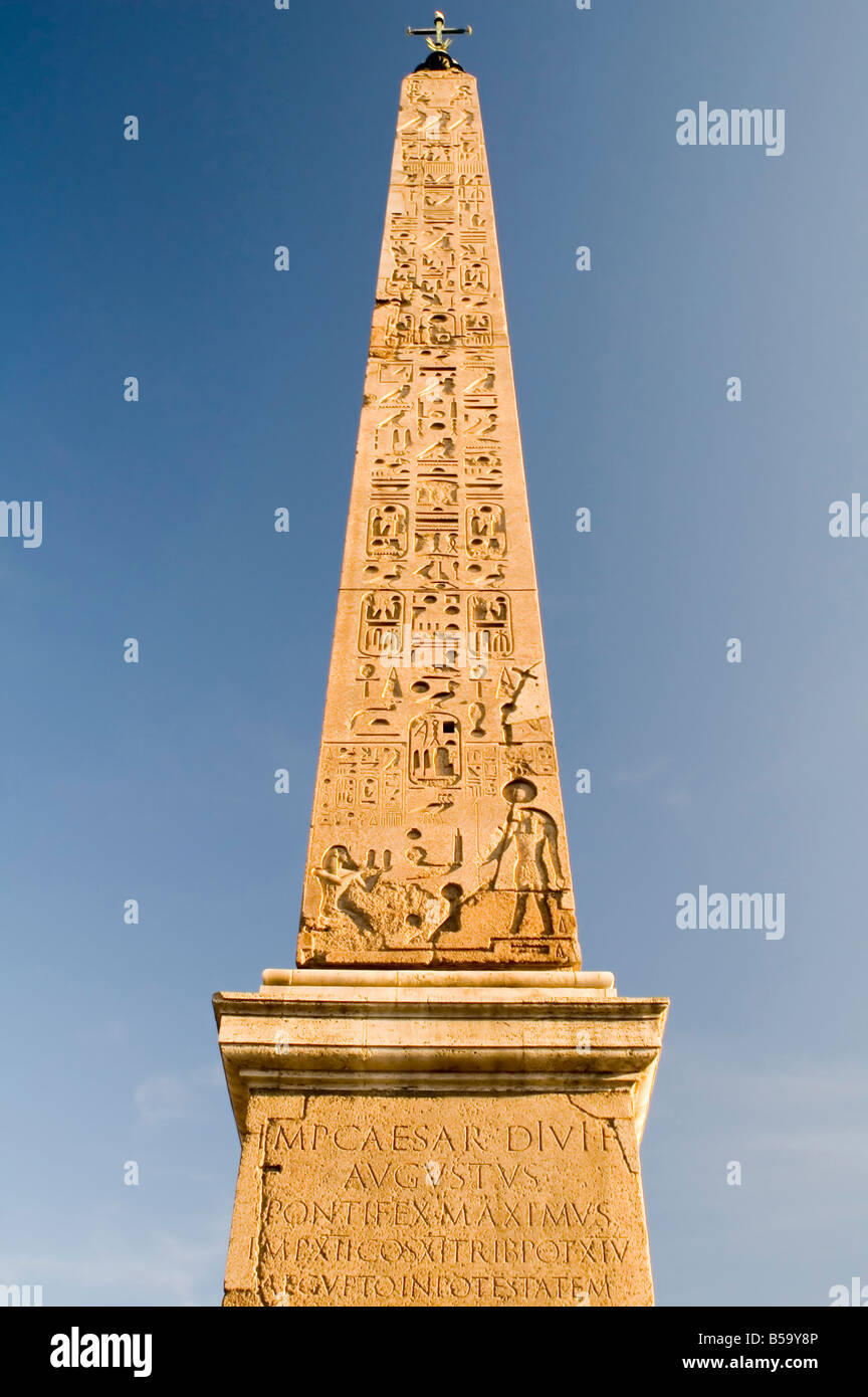 Italy Older Egyptian obelisk in Rome Stock Photo - Alamy