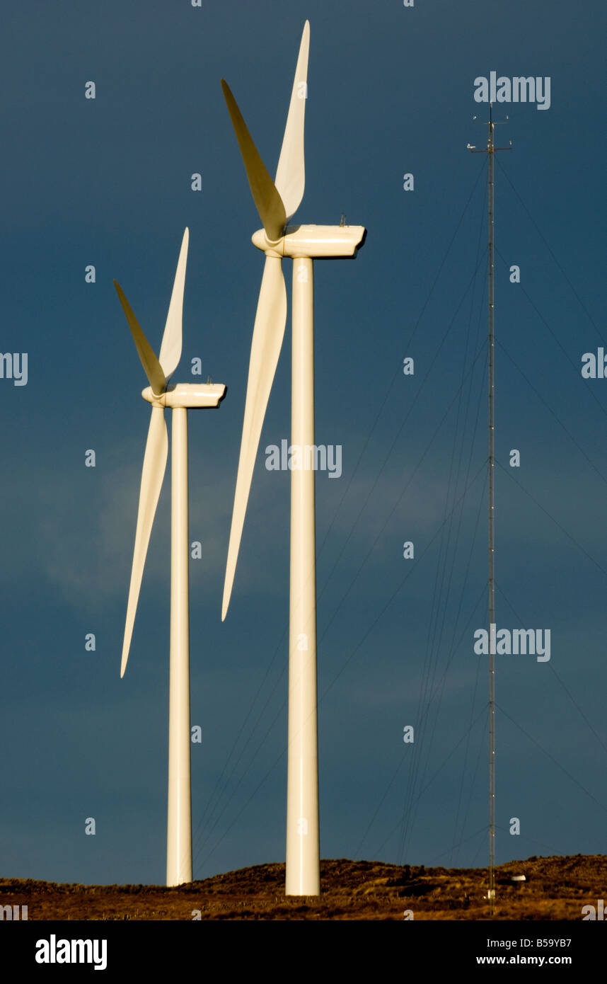 Wind turbines at Wardlaw Farm in Ayrshire. The Vestas V90’s 3MW ...