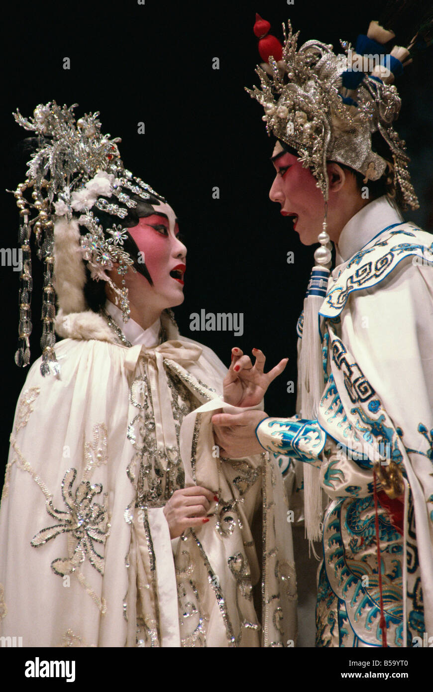 Chinese stage opera Cheung Chau Island Hong Kong China Asia Stock Photo ...