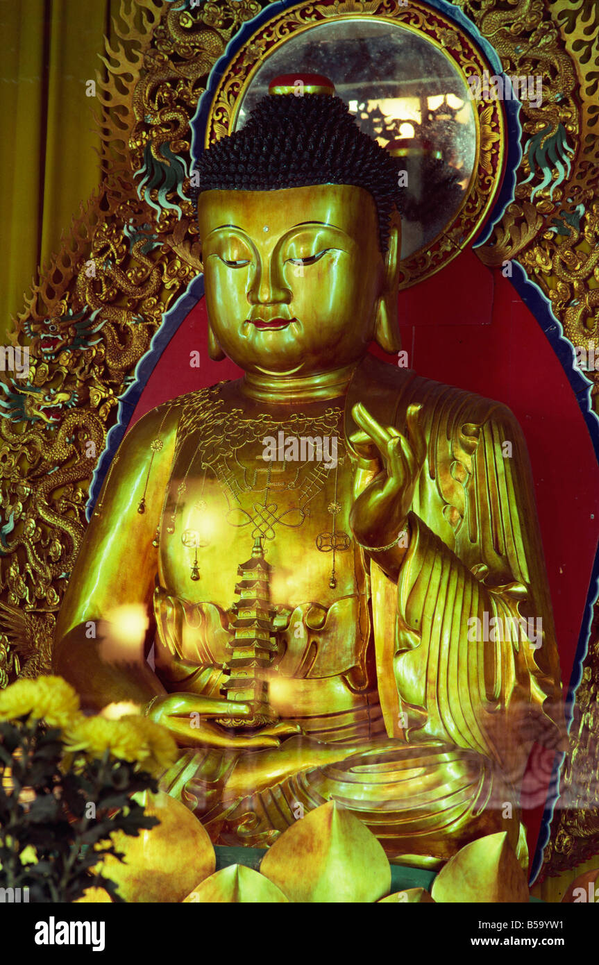 Statue buddha polin temple monastery hi-res stock photography and images - Alamy