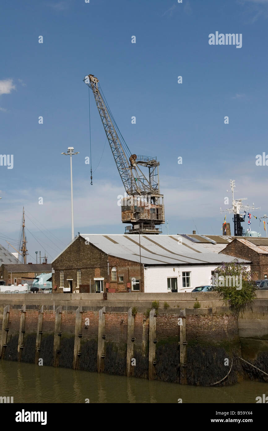 Chatham Dockyard Dockside Stock Photo - Alamy