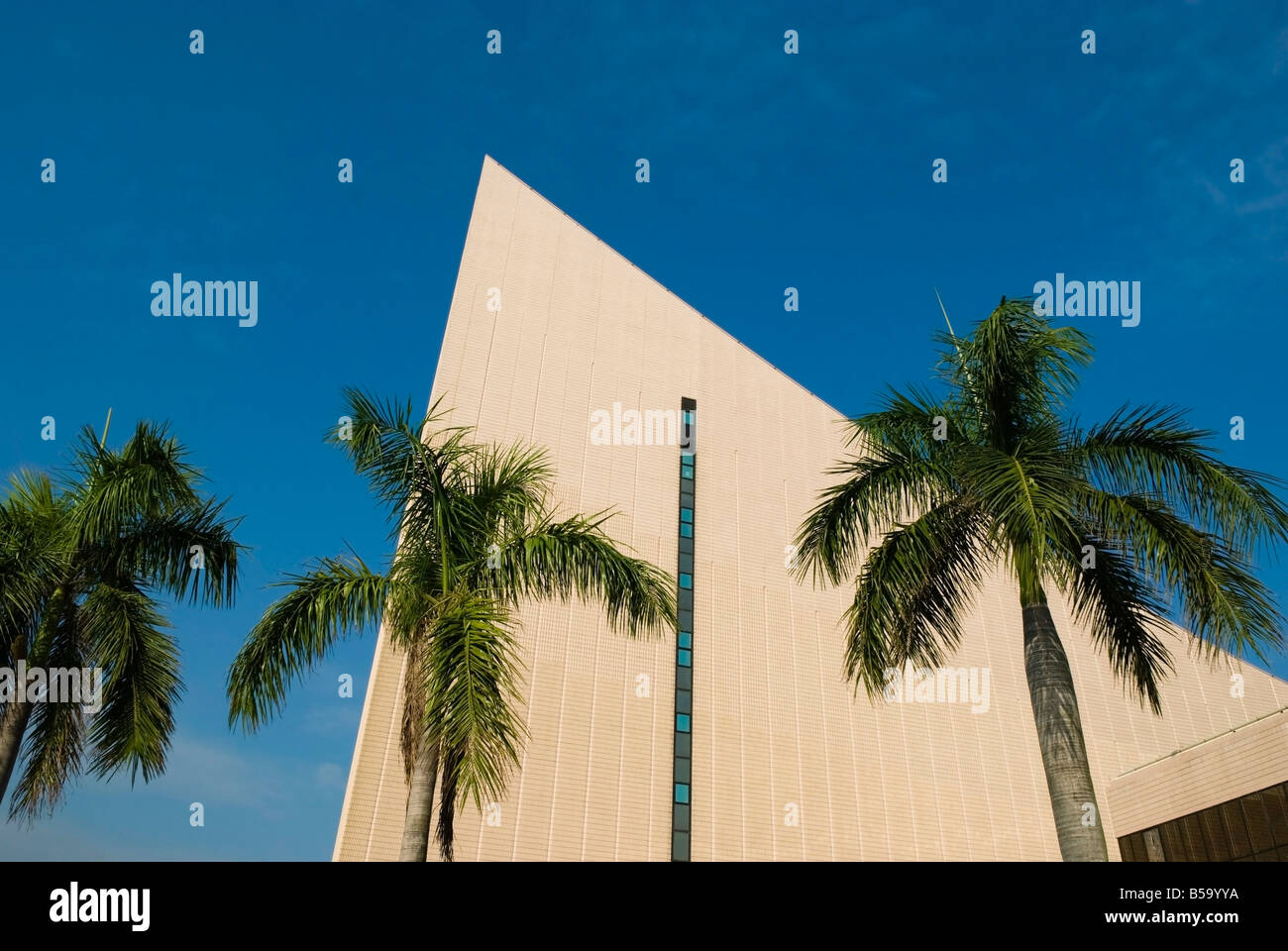 The Cultural Centre, well known for its windowless architecture, Tsim ...