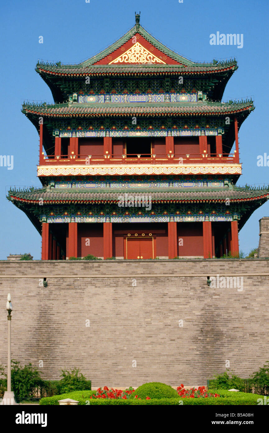 The Qian Men Gate in Beijing China Asia Stock Photo - Alamy