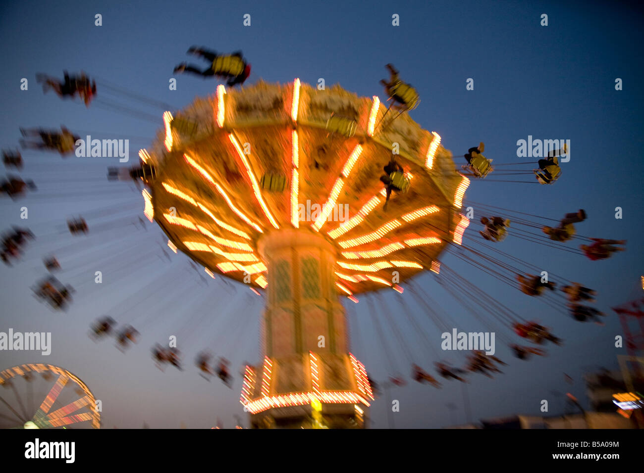 A ride at the Virginia State Fair October 2008 Stock Photo - Alamy