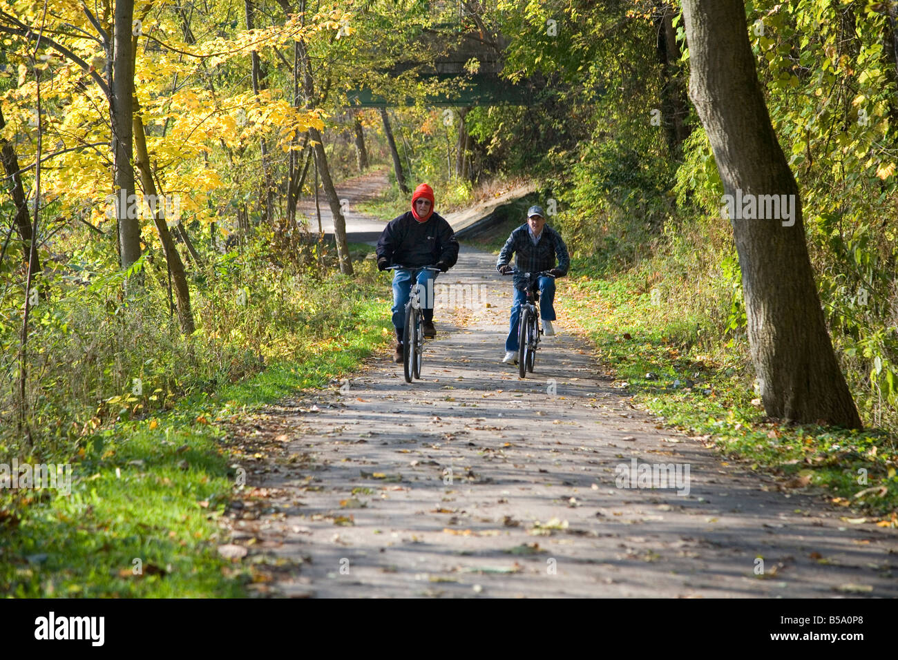 Towpath Trail in Cuyahoga Valley National Park Stock Photo - Alamy