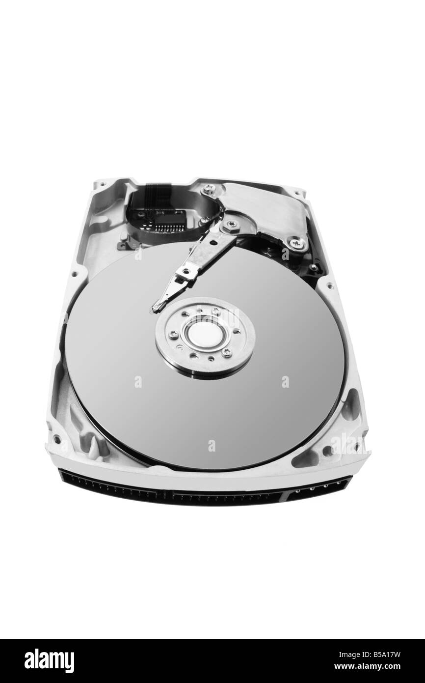 Hard disk background Black and White Stock Photos & Images - Alamy