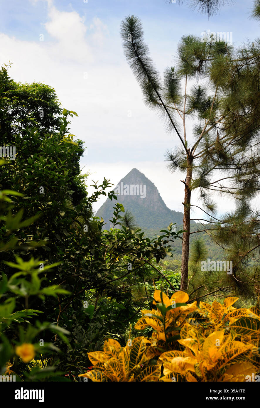 St lucia waterfall hi-res stock photography and images - Alamy