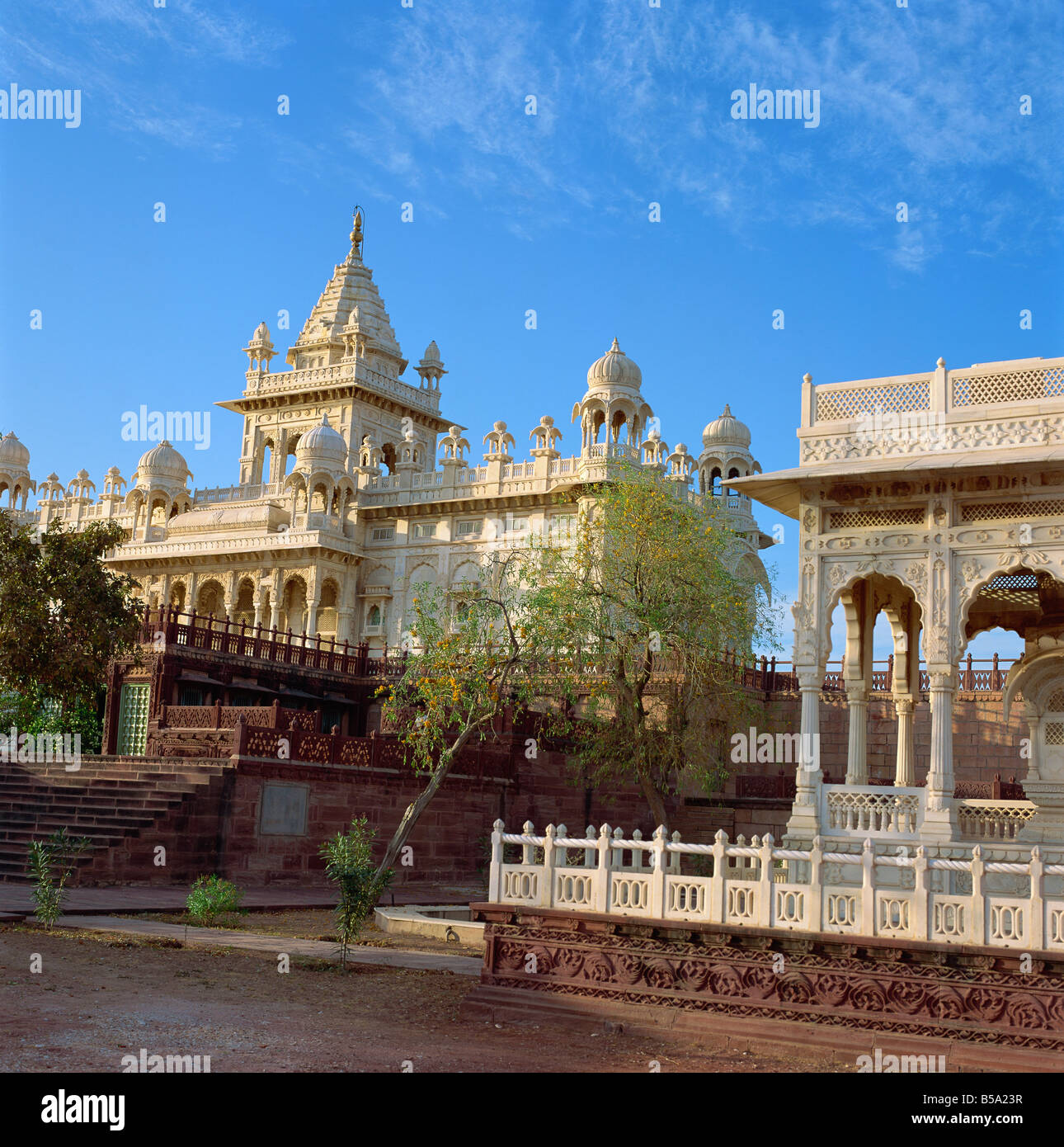 Maharajah Jaswant Singh II cenotaph built in 1899 Jaswant Thada Jodhpur ...