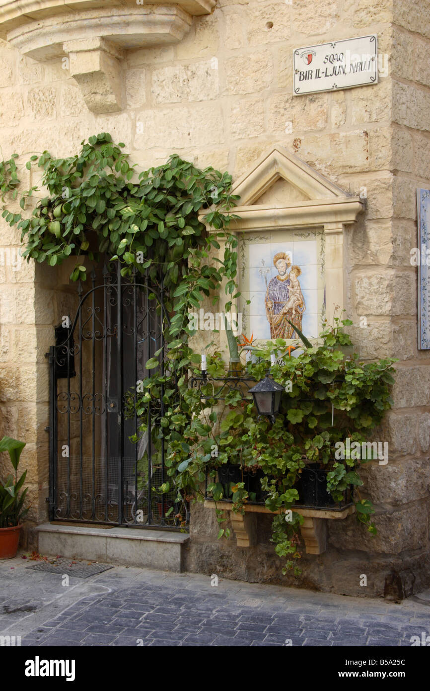 A pretty, traditional Maltese house in Rabat, Malta Stock Photo - Alamy