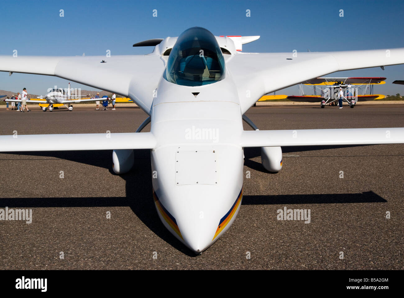 experimental aircraft on display at the Copperstate Fly in in Arizona ...