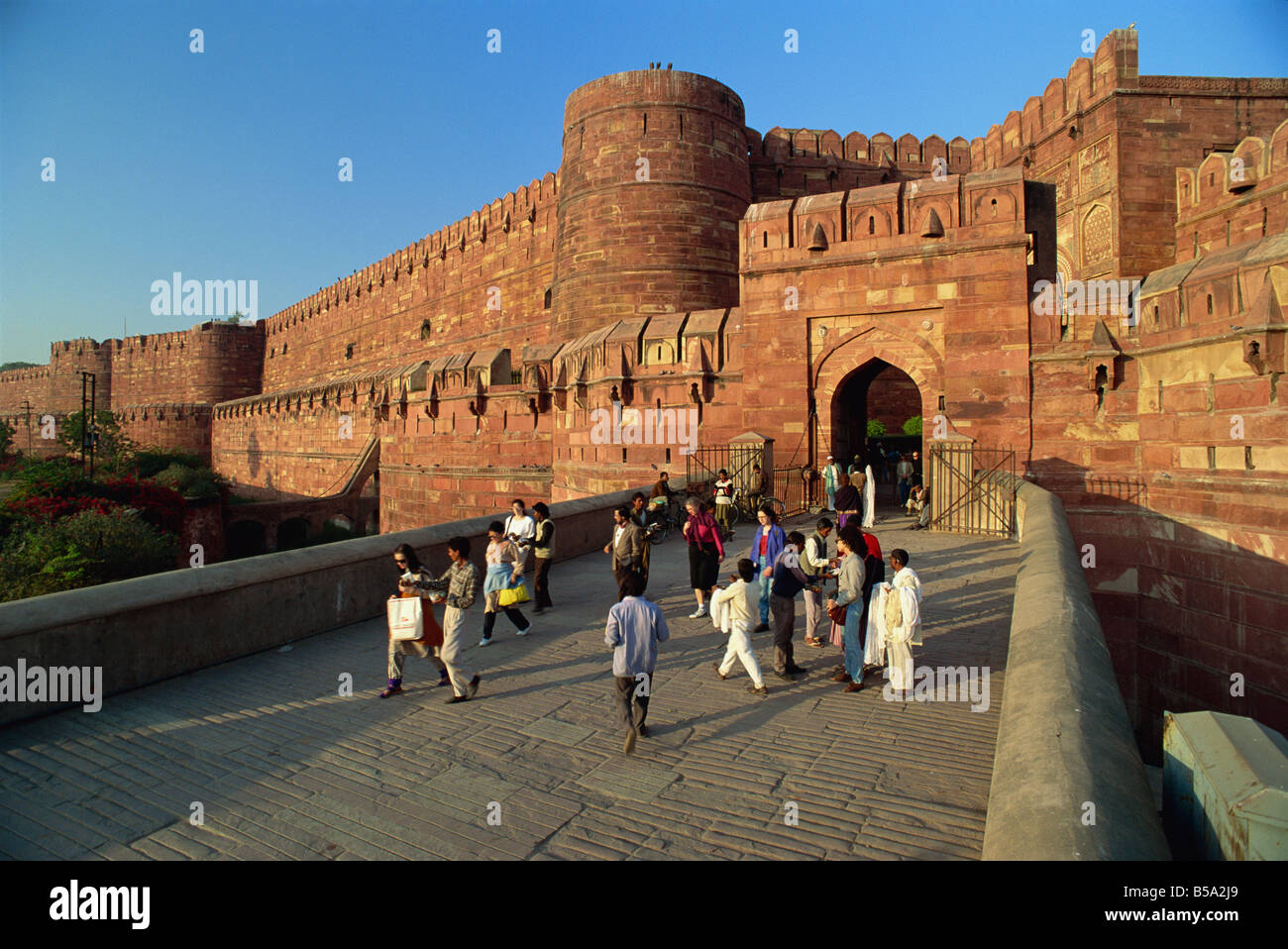 Red Fort UNESCO World Heritage Site Agra Uttar Pradesh state India Asia ...