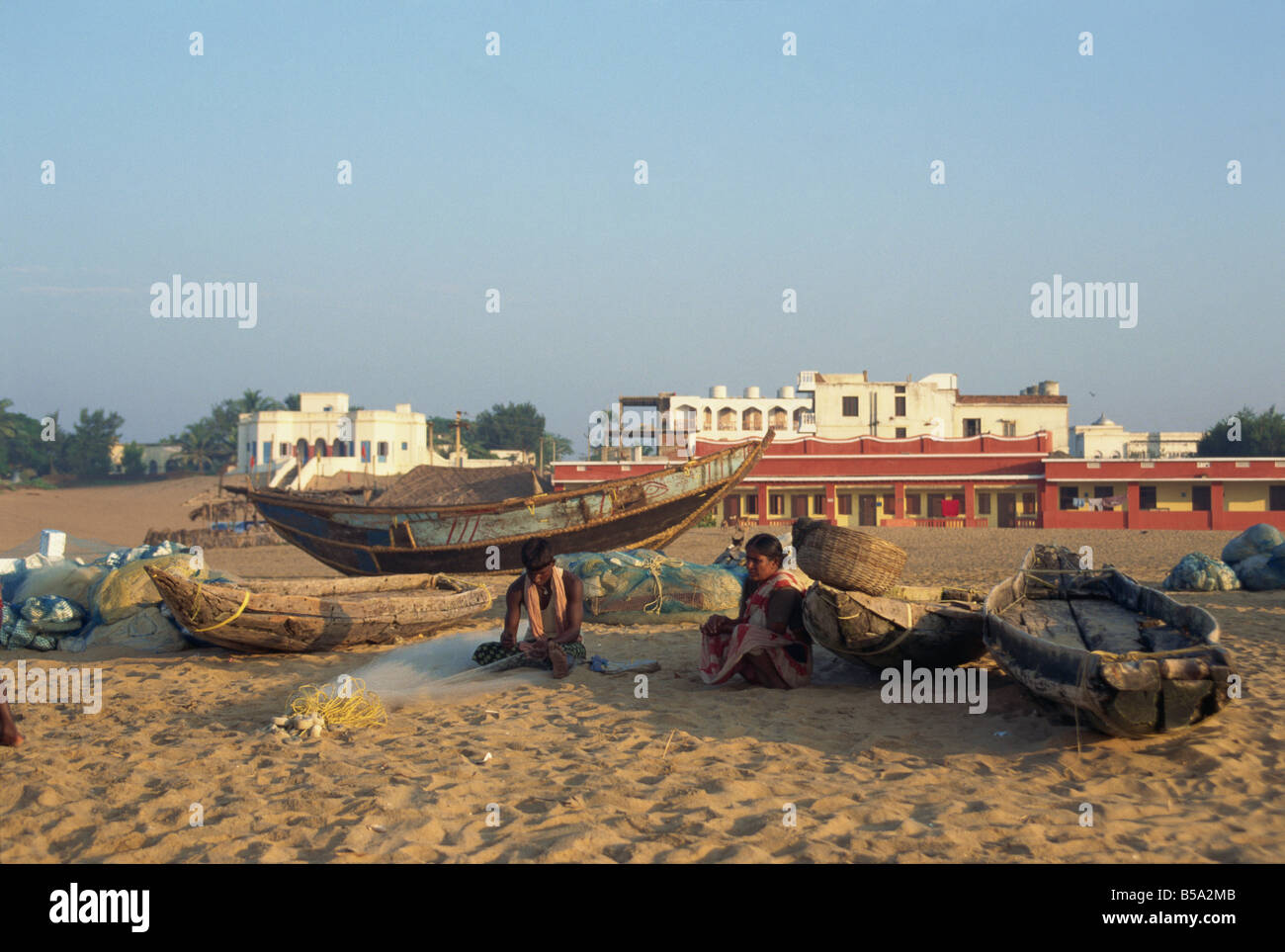 Fishing village Puri Orissa state India Asia Stock Photo - Alamy