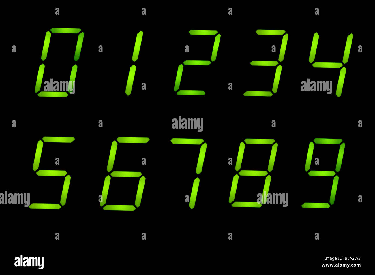 object on black crystal number four Stock Photo - Alamy