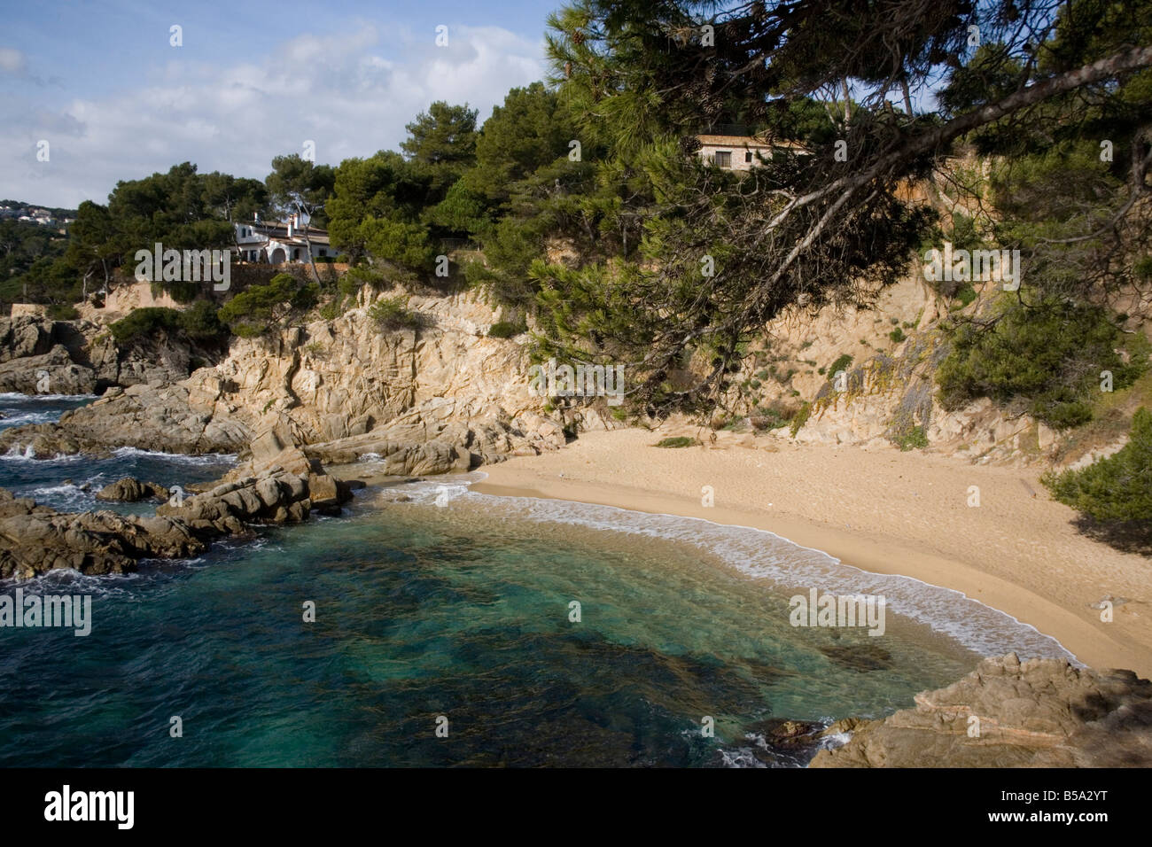 beach on the Cami de ronda costa brava spain Stock Photo - Alamy