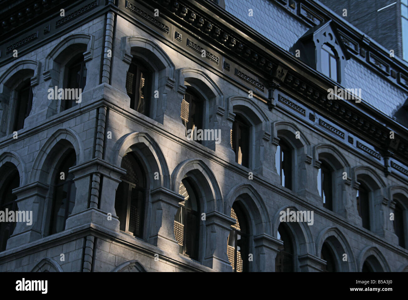 Building Detail Montreal Quebec Canada Stock Photo - Alamy